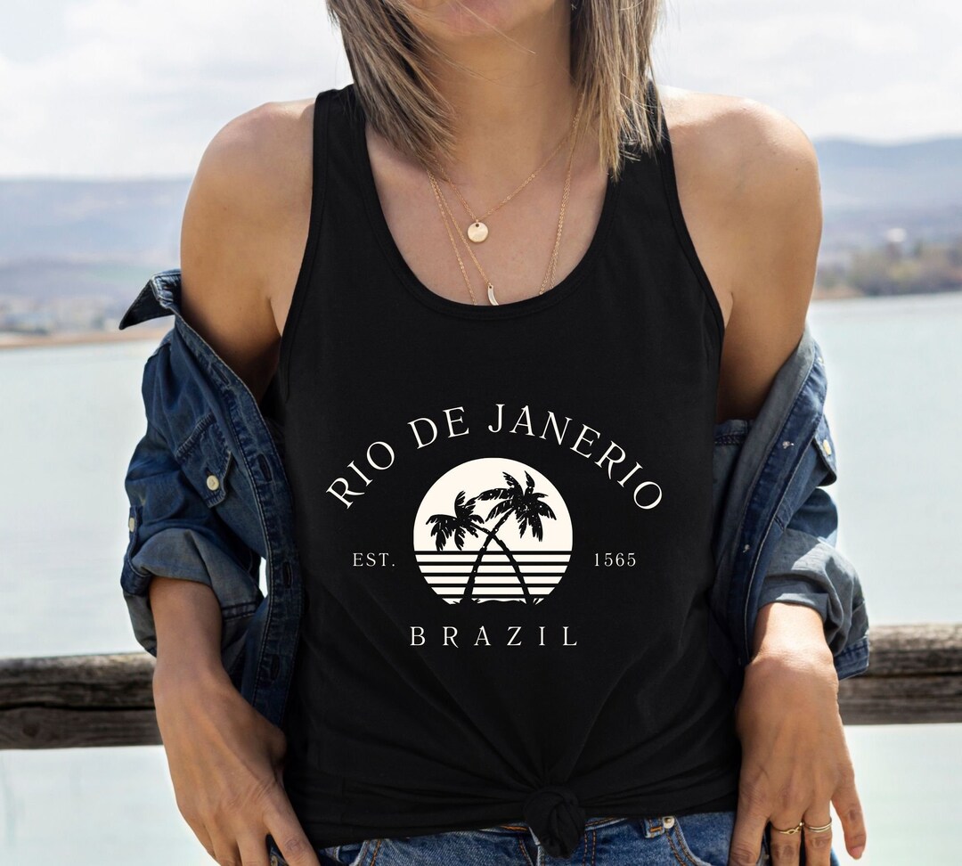 Rio De Janeiro Tank Top, Latina T Shirt, Brazilian T Shirt, Brazil Tank ...