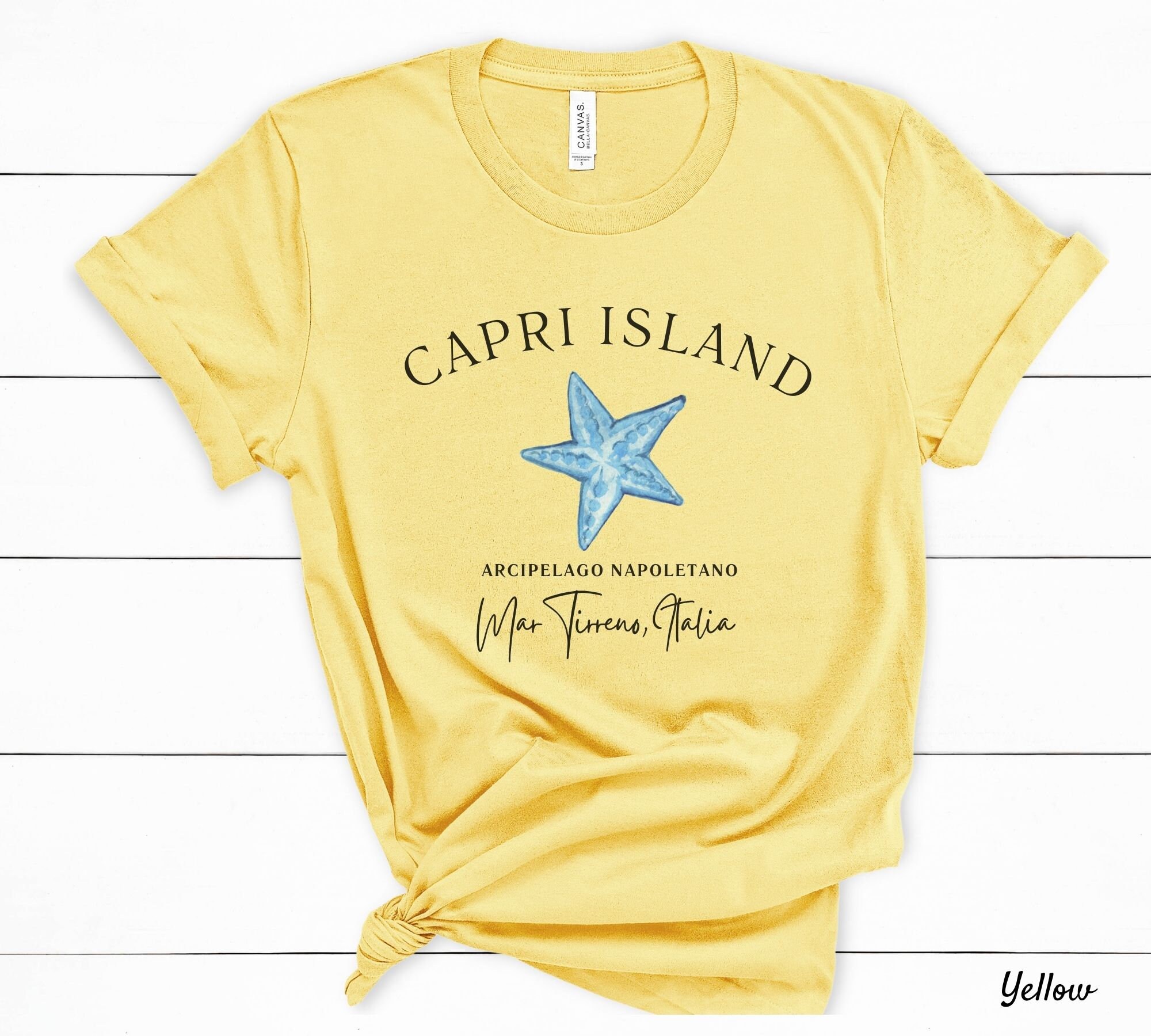 Capri Island Italy Shirt Amalfi Coast Italy Shirt Southern - Etsy