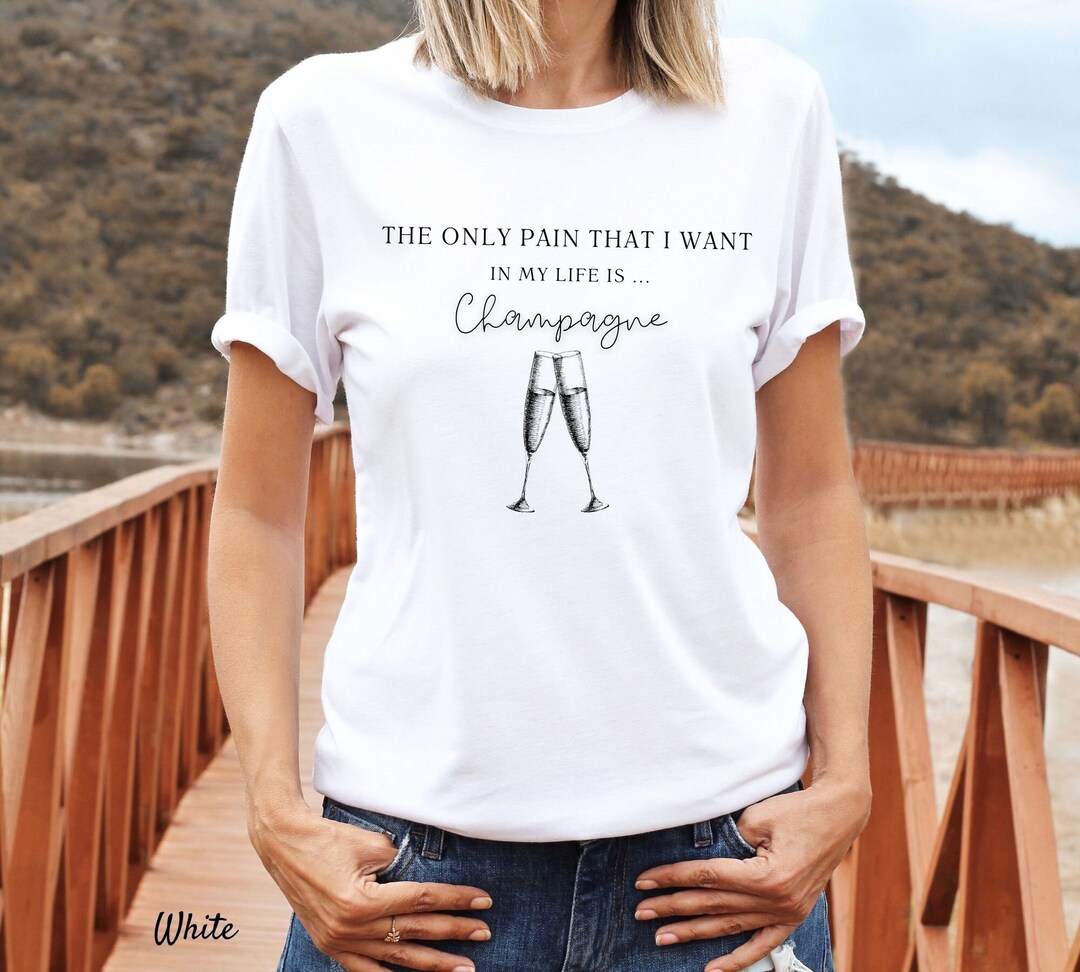 Trendy Champagne T Shirt, Champagne Lover Gift, Champagne Shirt, Unisex ...