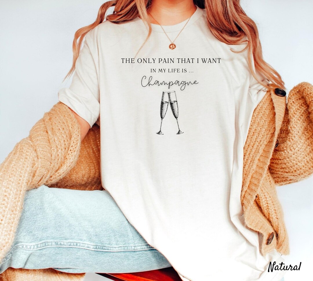 Trendy Champagne T Shirt Champagne Lover Gift Champagne - Etsy