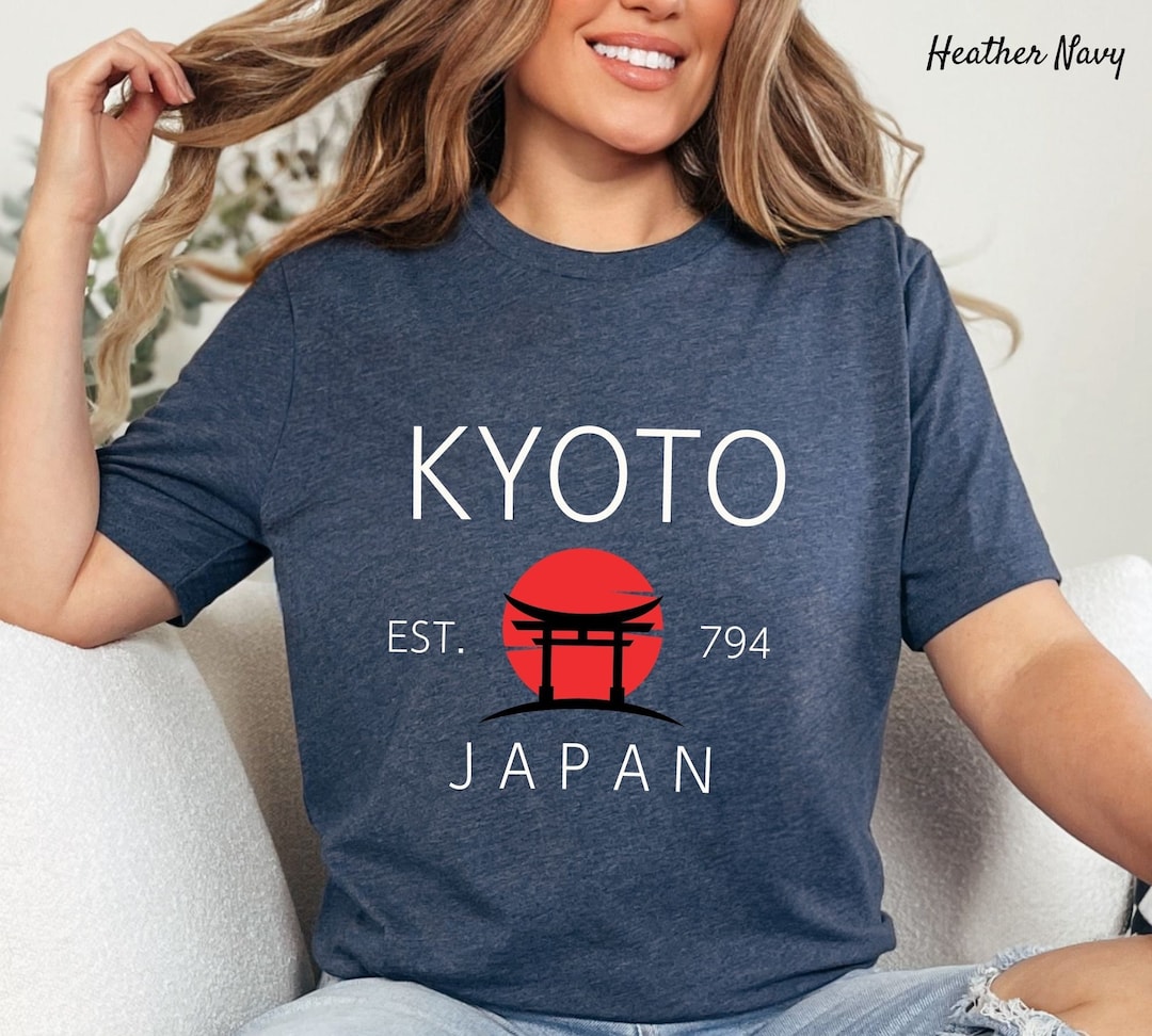 Kyoto Japan T Shirt, Travel Japan Shirt, Japanese Gift, Kyoto Crewneck ...