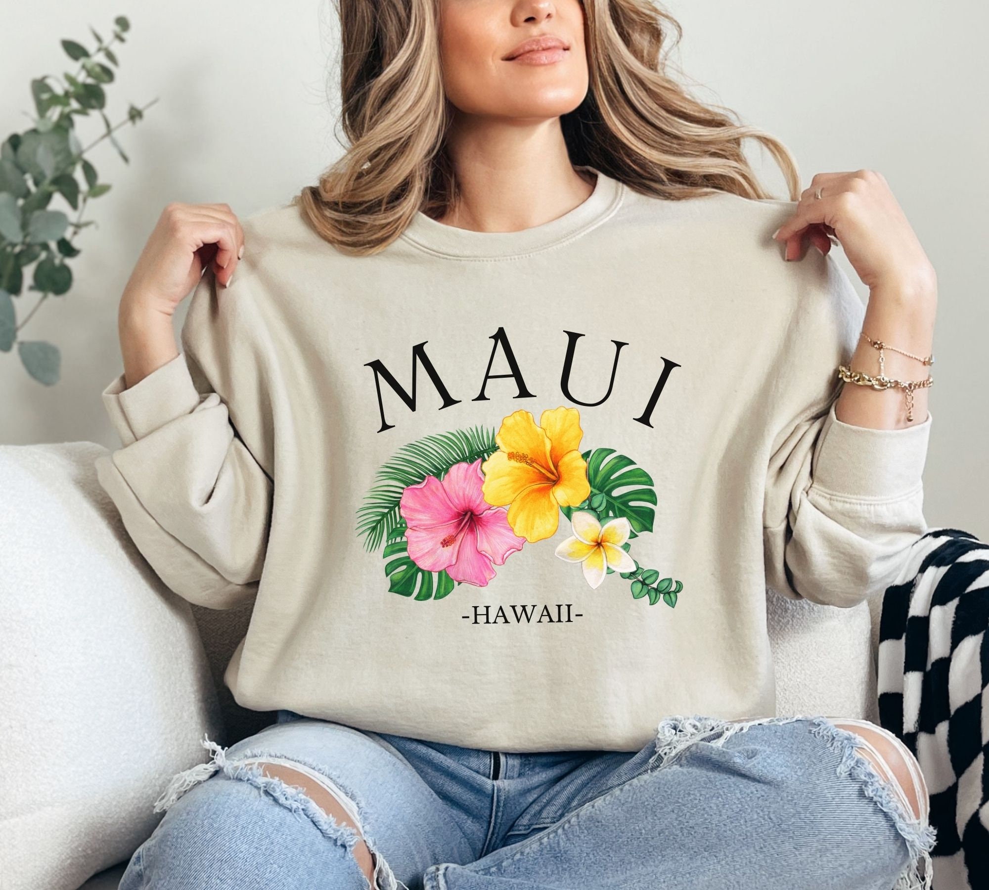Hawaii Sweater, Hawaii Islands Graphic Sweatshirt Unisex Hawaii ...