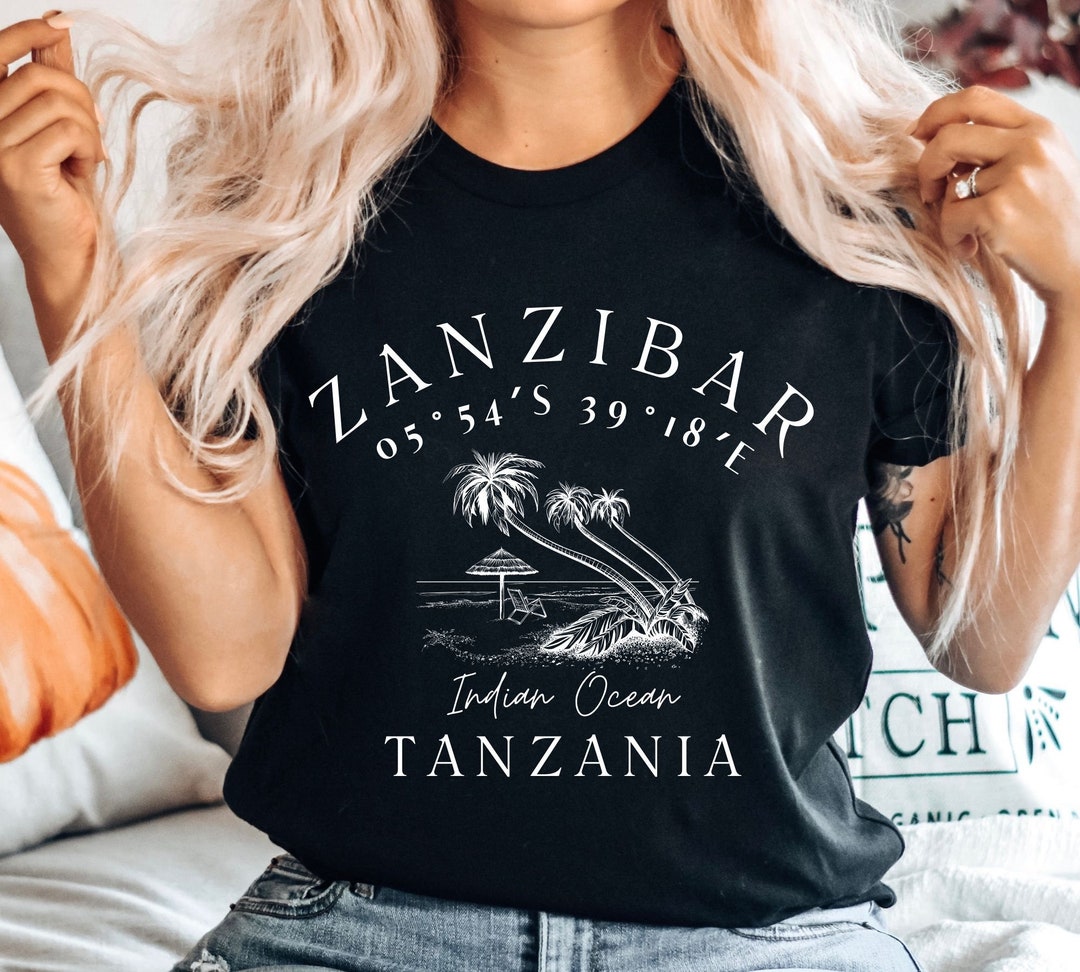 Zanzibar Tanzania T Shirt, Zanzibar Vacation Tee, Zanzibar Souvenir ...