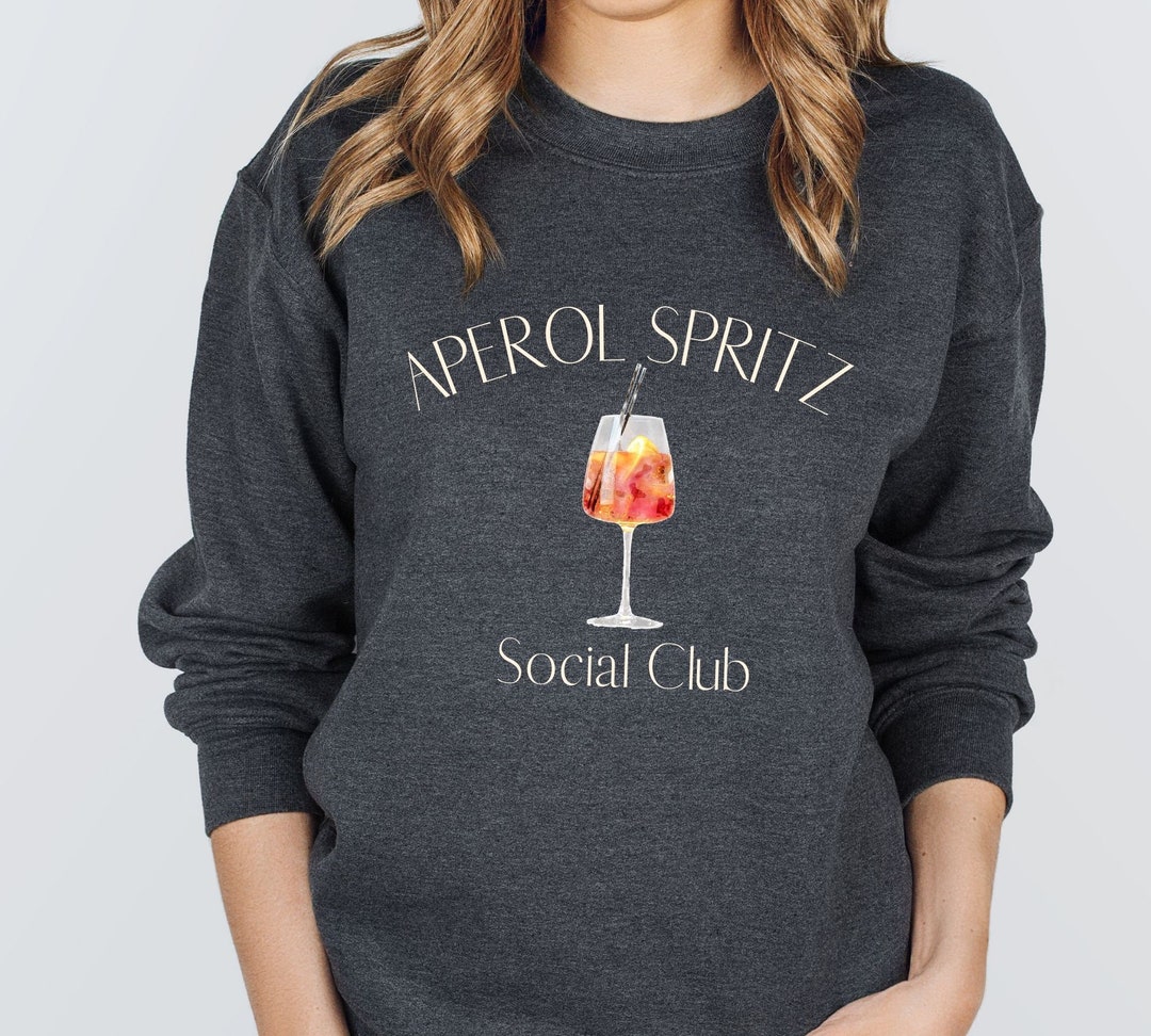 Aperol Spritz Social Club Sweater Aperol Spritz Fan Aperol - Etsy