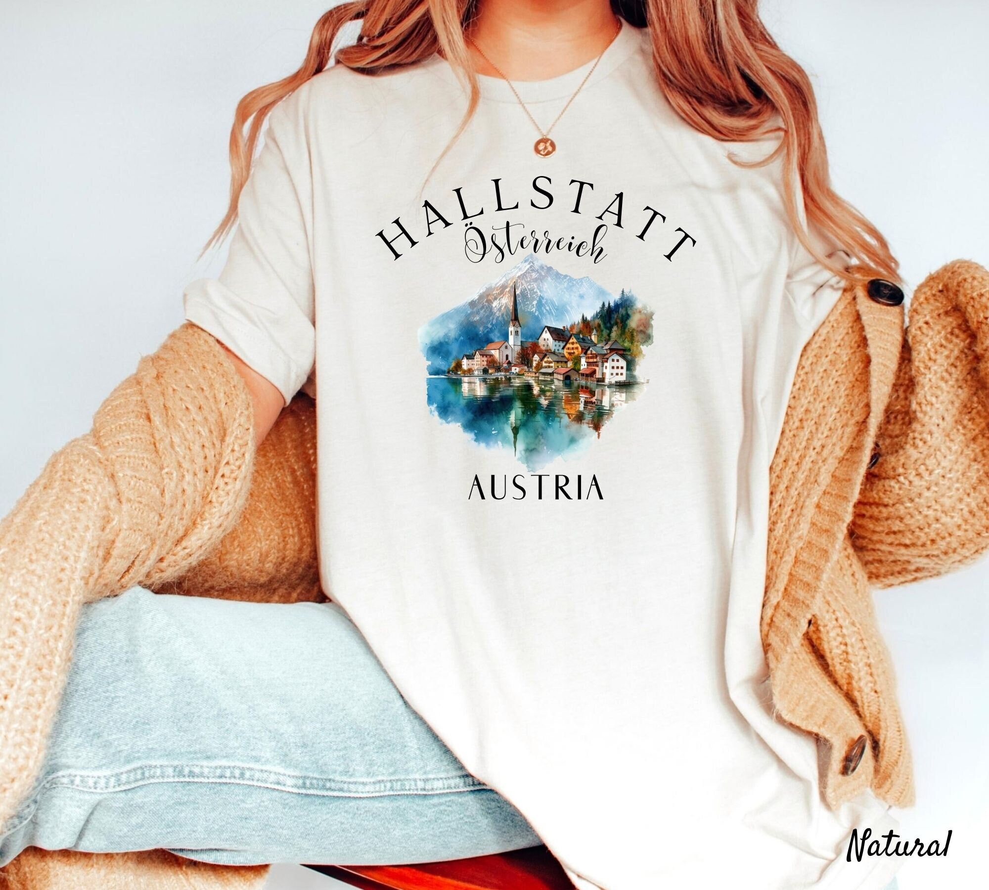 Hallstatt Osterreich Austria Shirt Austria T Shirt Hallstatt - Etsy