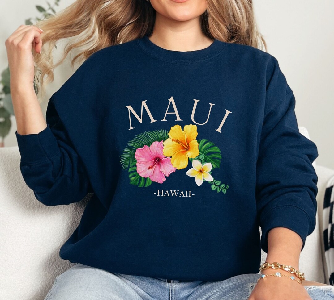 Hawaii Sweater, Hawaii Islands Graphic Sweatshirt Unisex Hawaii ...