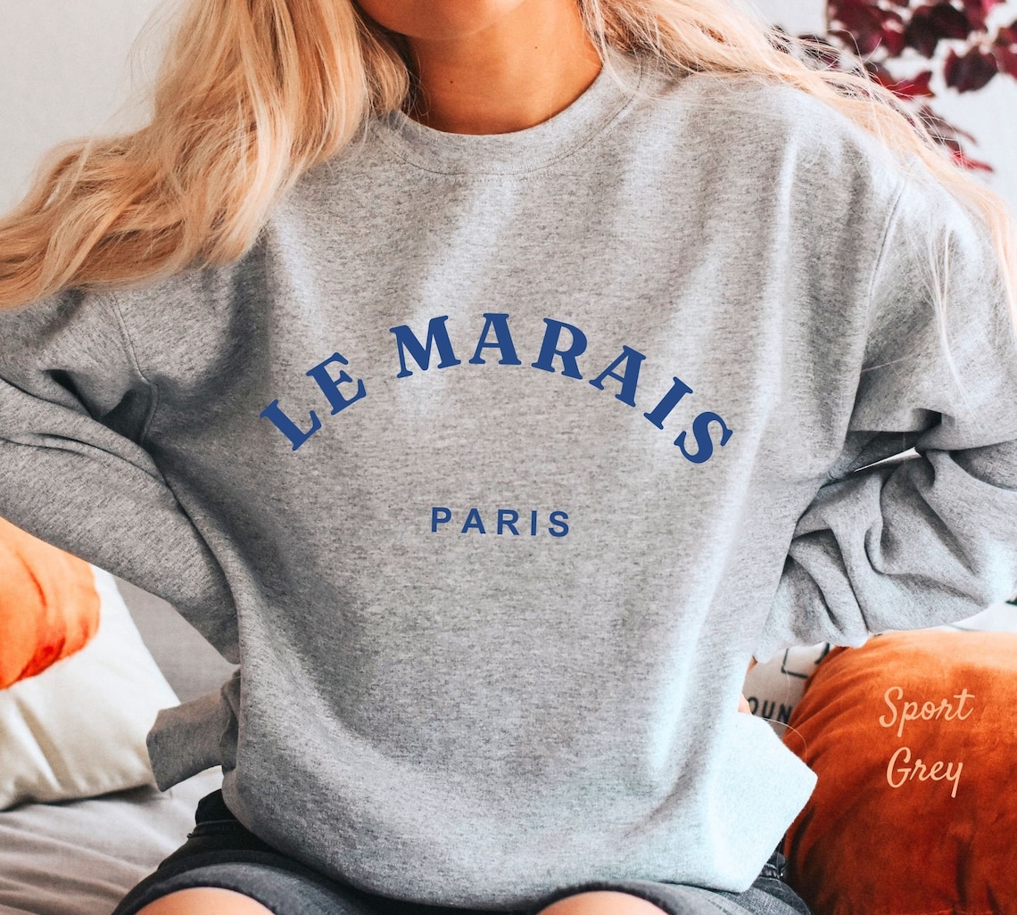 Paris Sweatshirt, Paris Travel Pullover, France Sweatshirt, Travel ...