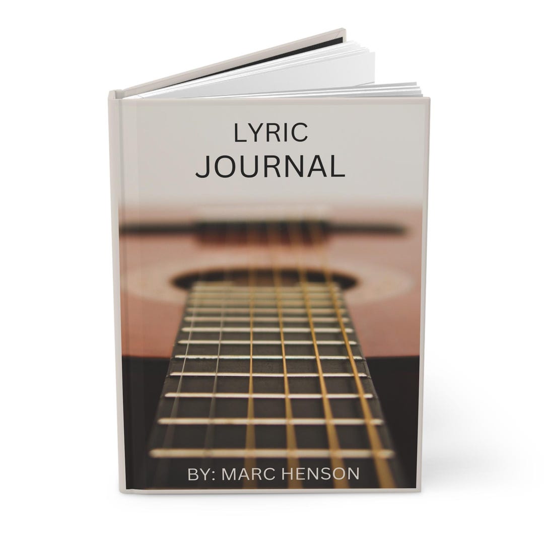 Personalized Lyric Journal, Custom Notebook Musician Song Diary ...