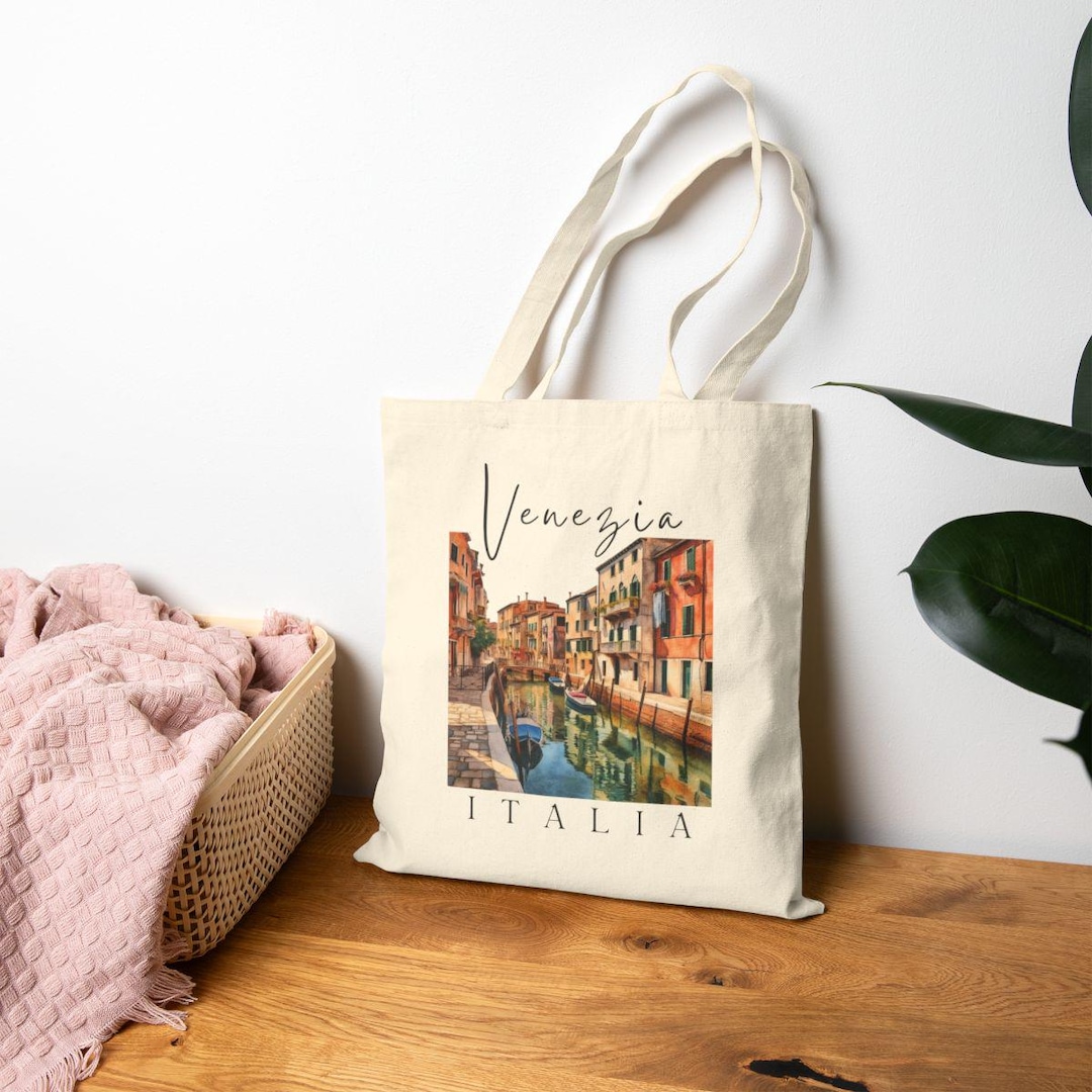 Italy Tote Bag, Venice Tote Bag, Italy Shoulder Bag, Italy Gift Tote ...