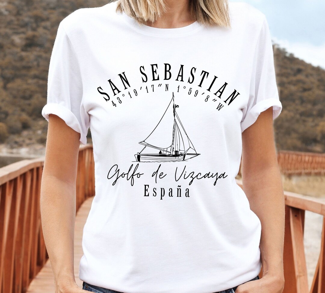 Spain T Shirt San Sebastián Shirt Spanish T-shirt Spain - Etsy