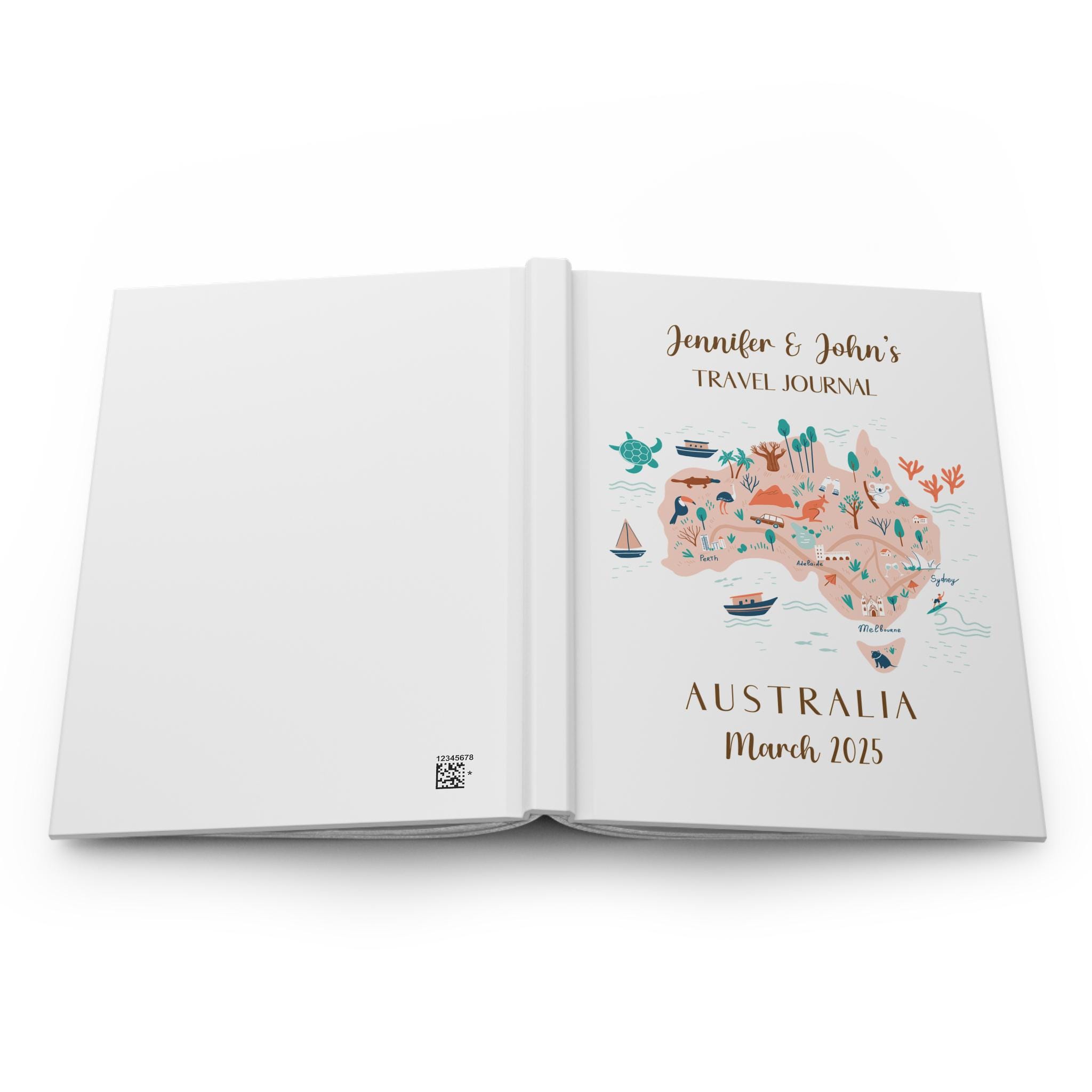 Custom Australia Travel Journal, Personalized Journal, Vacation ...