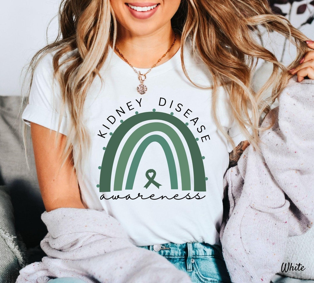 Kidney Disease Warrior T Shirt, Kidney Disease Awareness Shirt, Kidney ...