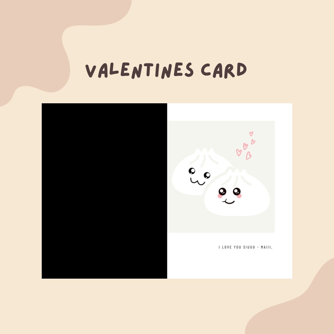 Printable Cards Siu Mai Card I Love You so Much Card - Etsy