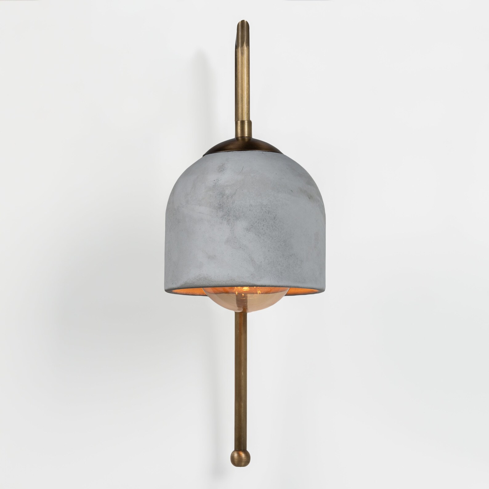 Concrete Wall Light, Stone Wall Decor, Handmade Wall Lamp, Concrete ...
