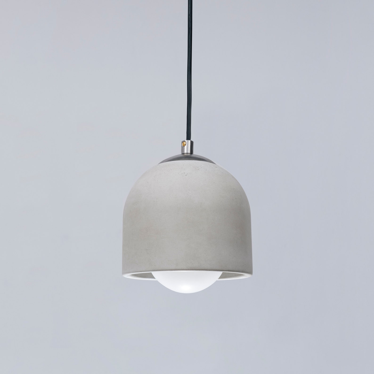 Raw Concrete and Metal Pendant Lamp Stone Chandelier - Etsy