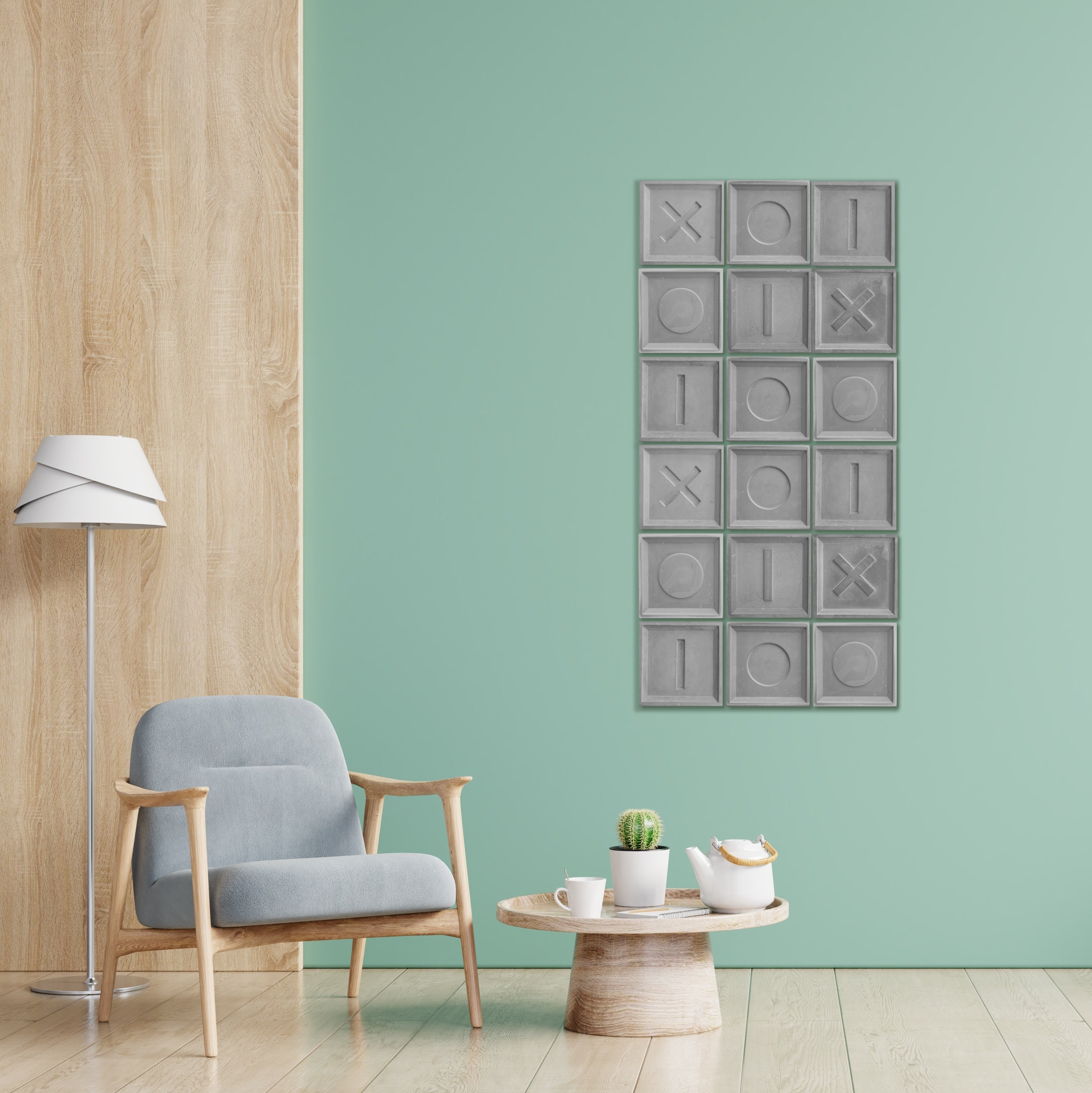 Concrete Wall Panel XOX Wall Decor Concrete Wall Design - Etsy UK