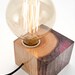 Purple Epoxy Table Lamp Epoxy Resin Light Edison Bedside - Etsy