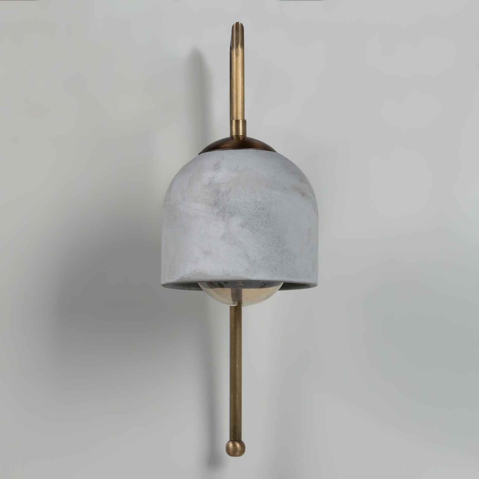 Concrete Wall Light, Stone Wall Decor, Handmade Wall Lamp, Concrete ...