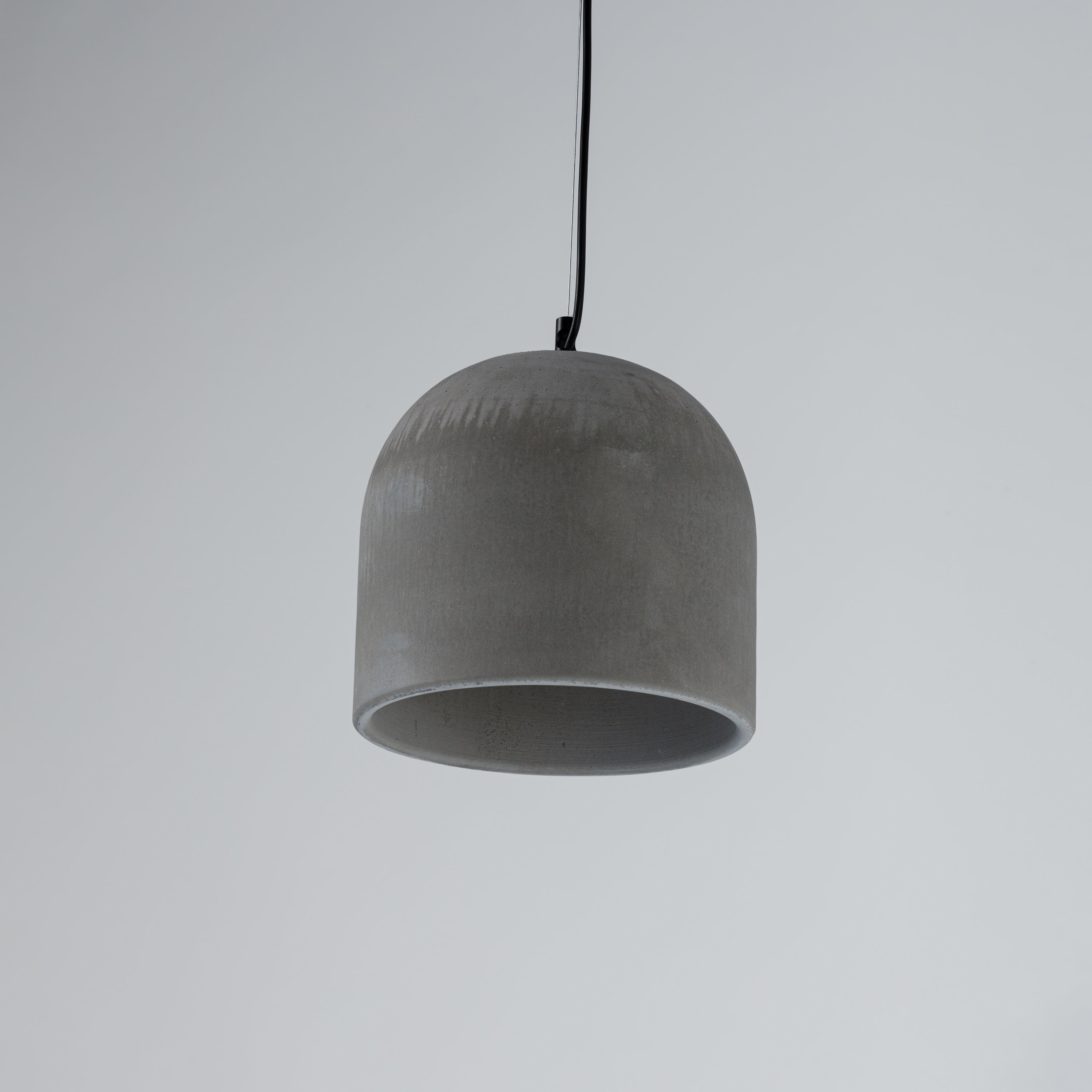 Large Concrete Pendant Lamp, 9 Stone Chandelier, Designer Hanging ...