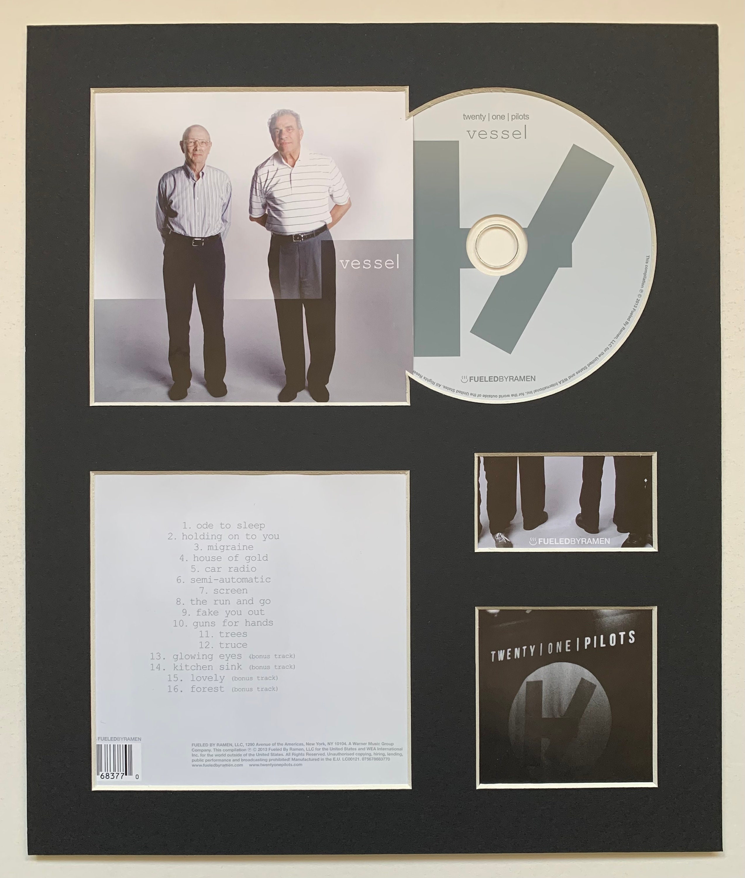 TWENTY ONE PILOTS Vessel Album Display With Authentic Cd - Etsy