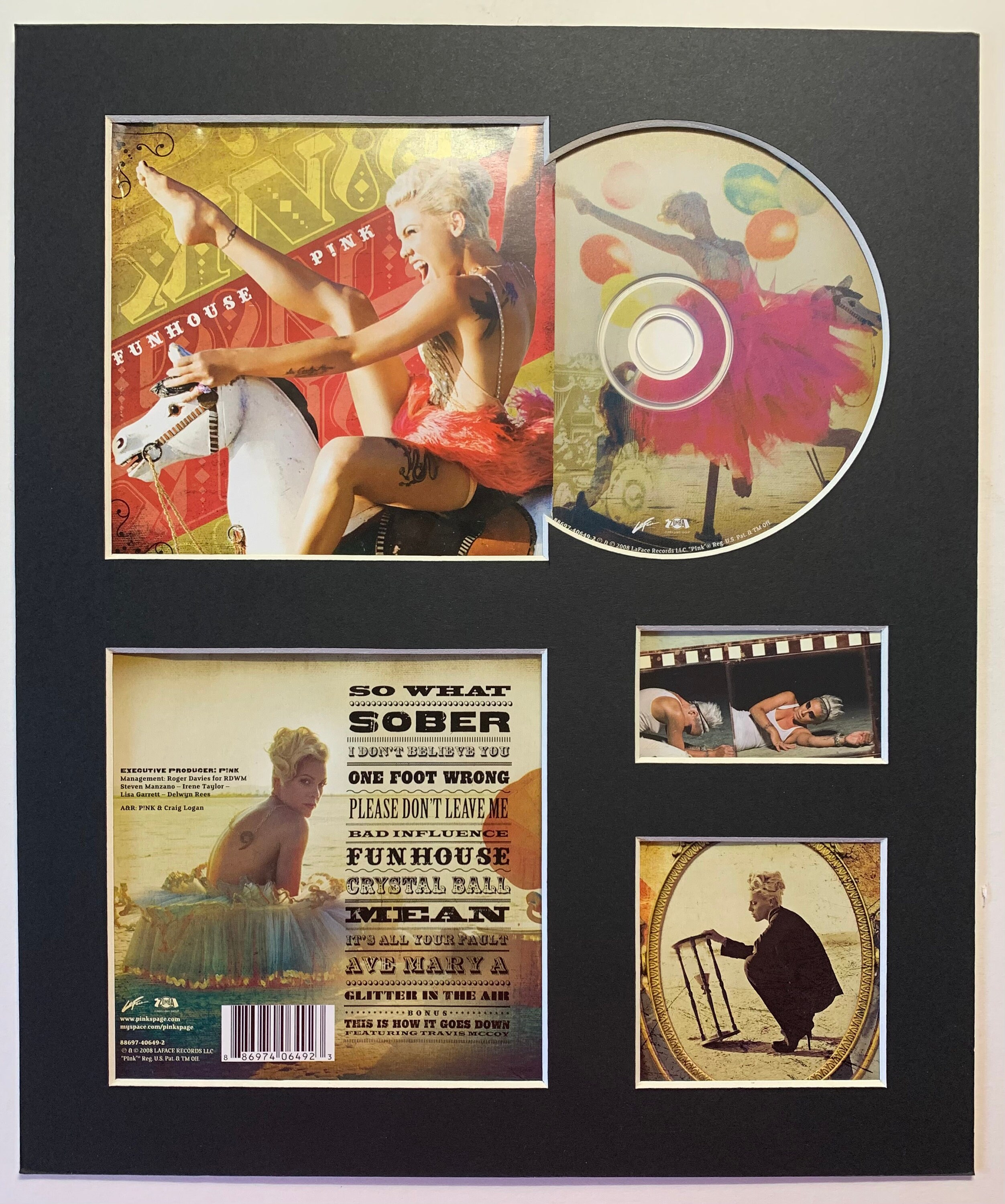 PINK Funhouse Album Display With Authentic Cd | Etsy