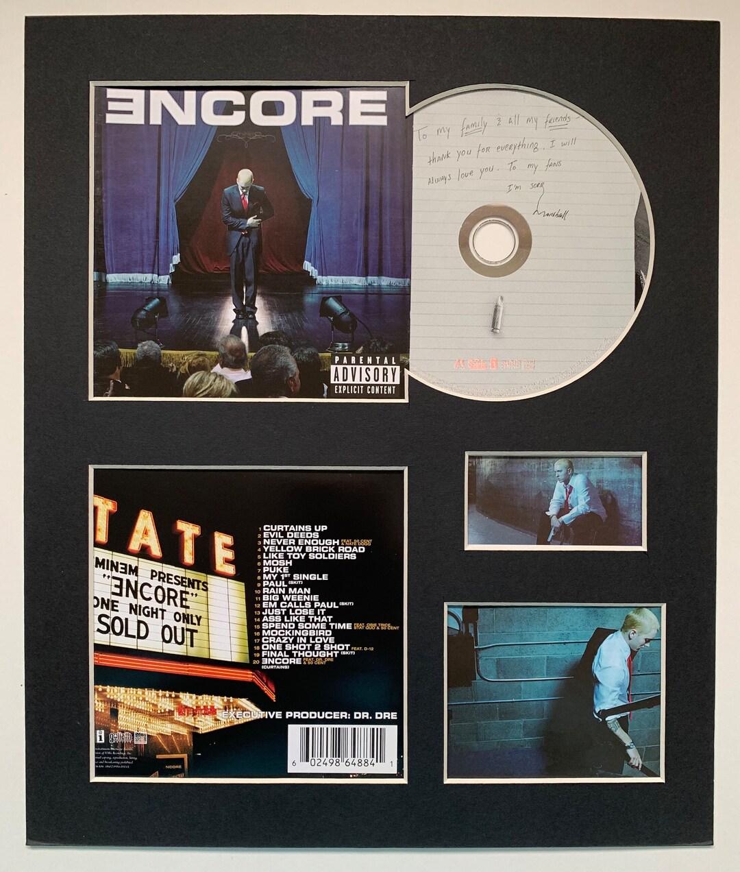EMINEM Encore Album Display With Authentic Cd - Etsy