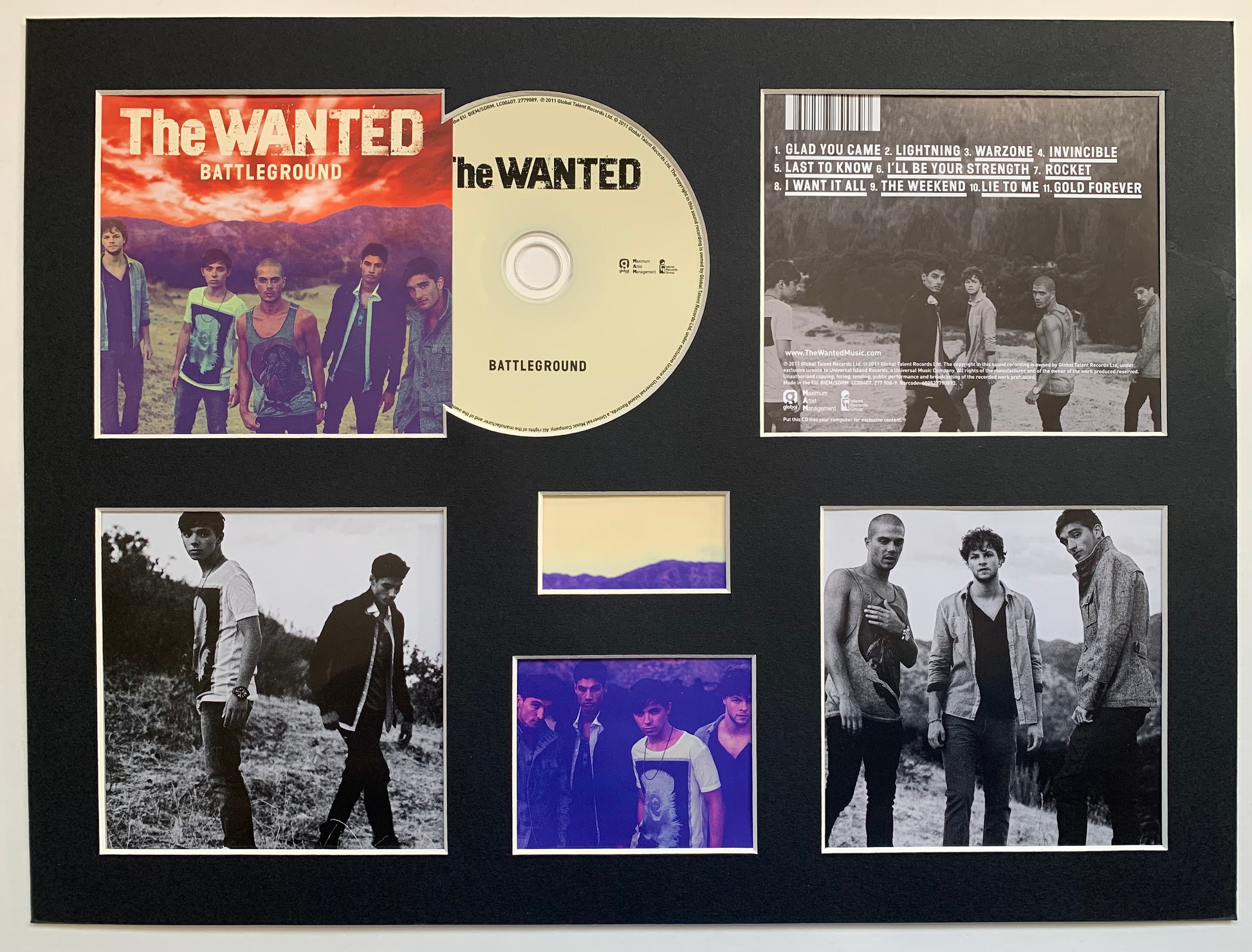 The Wanted Battleground Album Cover