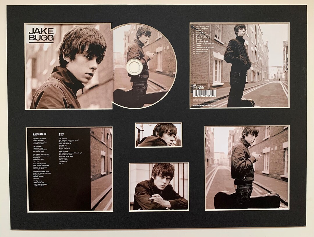 JAKE BUGG Jake Bugg Album Display Deluxe With Authentic - Etsy