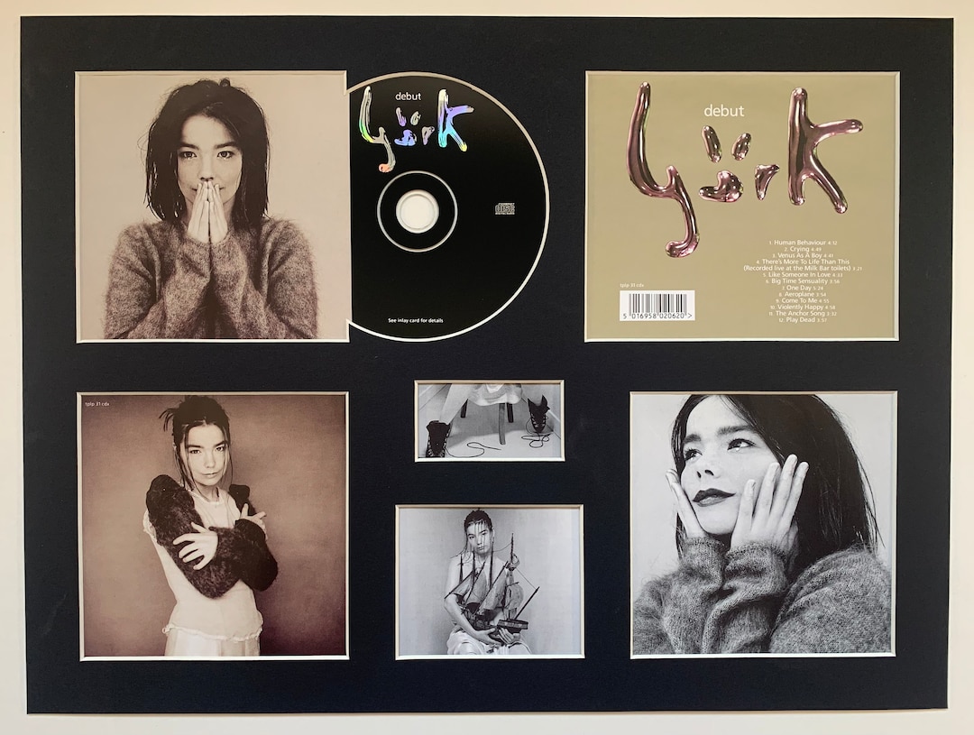 BJORK Debut Album Display Deluxe With Authentic Cd - Etsy