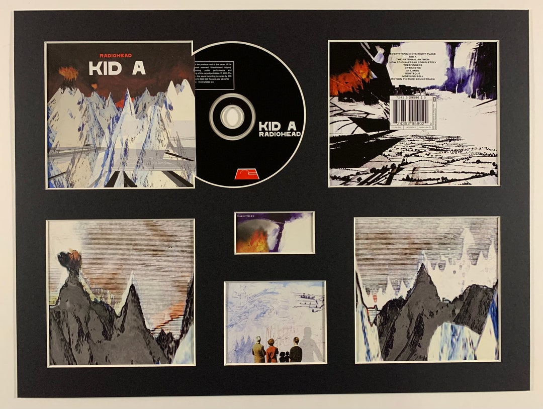 RADIOHEAD Kid A Album Display Deluxe With Authentic Cd - Etsy