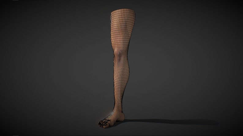 Procreate 3D Model for Tattoo Artists Model Fit Male Anatomy - Etsy