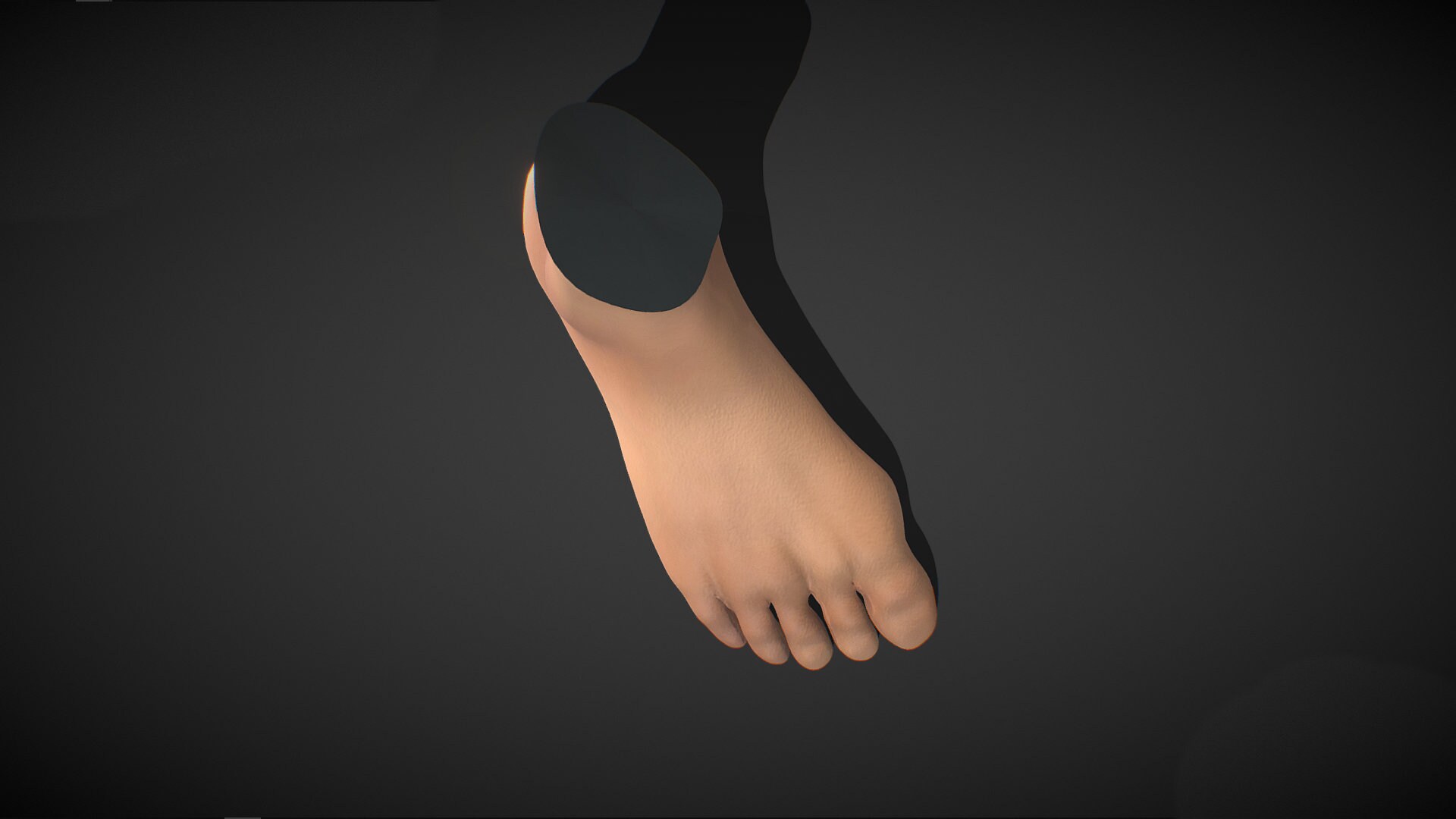 Procreate 3D Models Male Foot Perfect for Tattoo Art 3D Foot Feet Toes ...