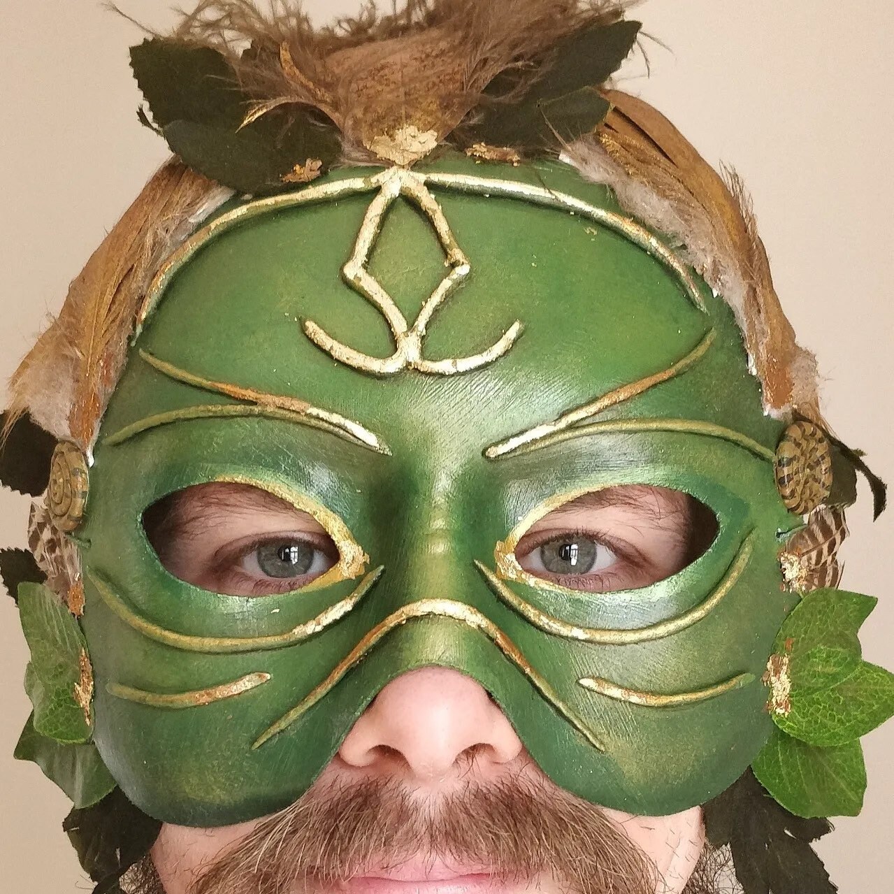 Greenman Fae Masquerade Mask - Etsy