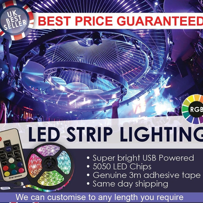 Led Strip Lights Bedroom - Etsy UK