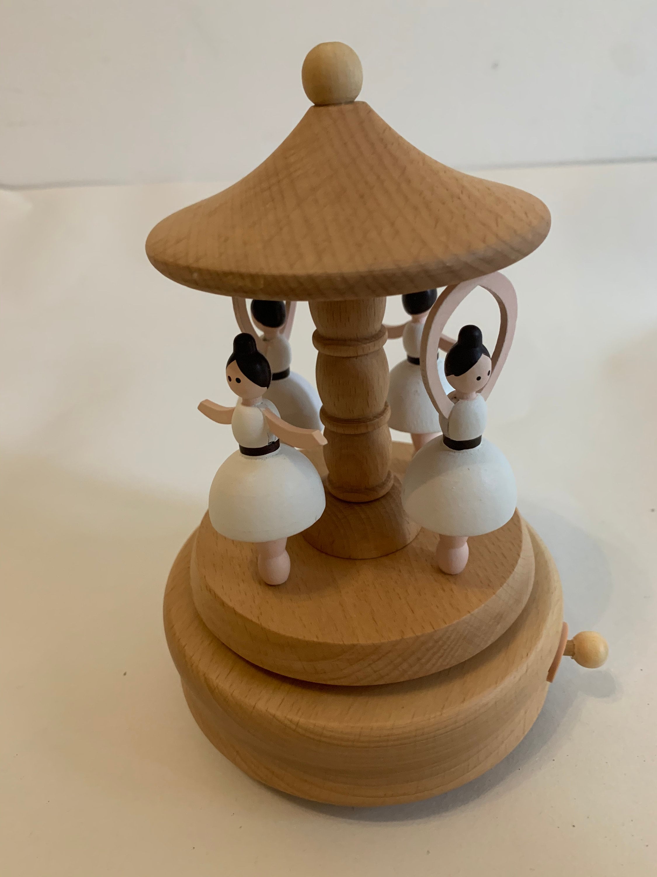 Wooden Wind up Music Box - Ballerina - Etsy UK
