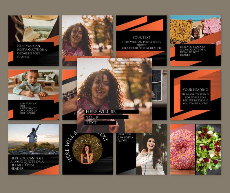 Editable 51 Business Post Templates - Professional Designs for Canva - Etsy