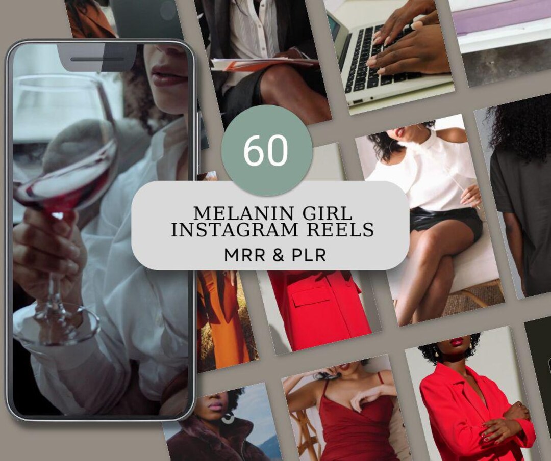 60 Editable Melanin Girls Instagram Reels Templates – Canva Designs - Etsy