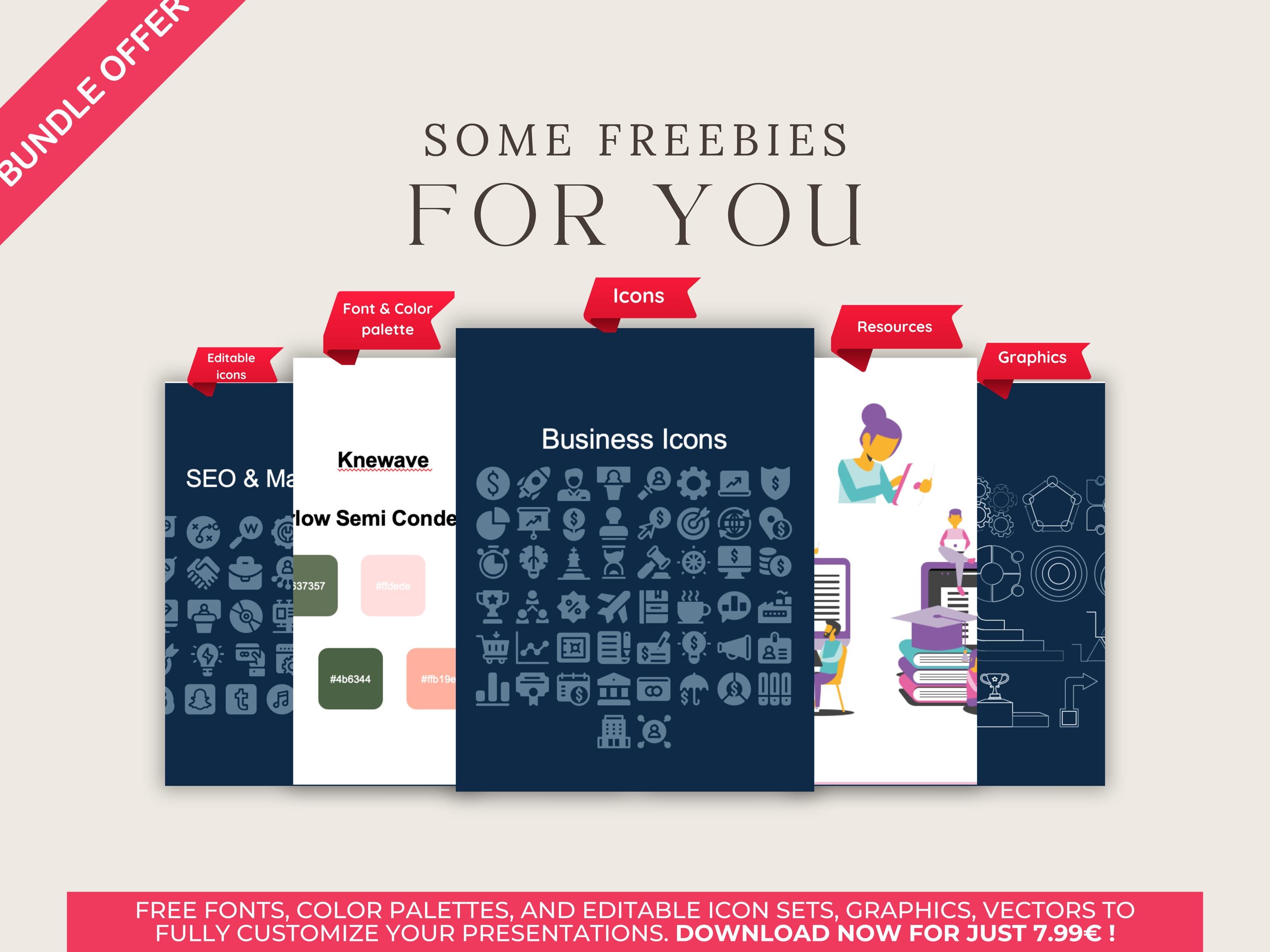 Powerpoint Templates Bundle, Animated Interactive, Free Fonts Icons and ...