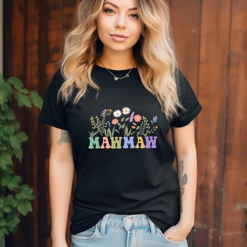 Retro Mama Flower Png, Mama Floral Png, Mimi Wildflower Png, Mom Mimi ...