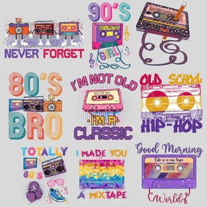 Mixtape Png, 90s Cassettes Tapes Png Bundle, Cassette Player Png ...