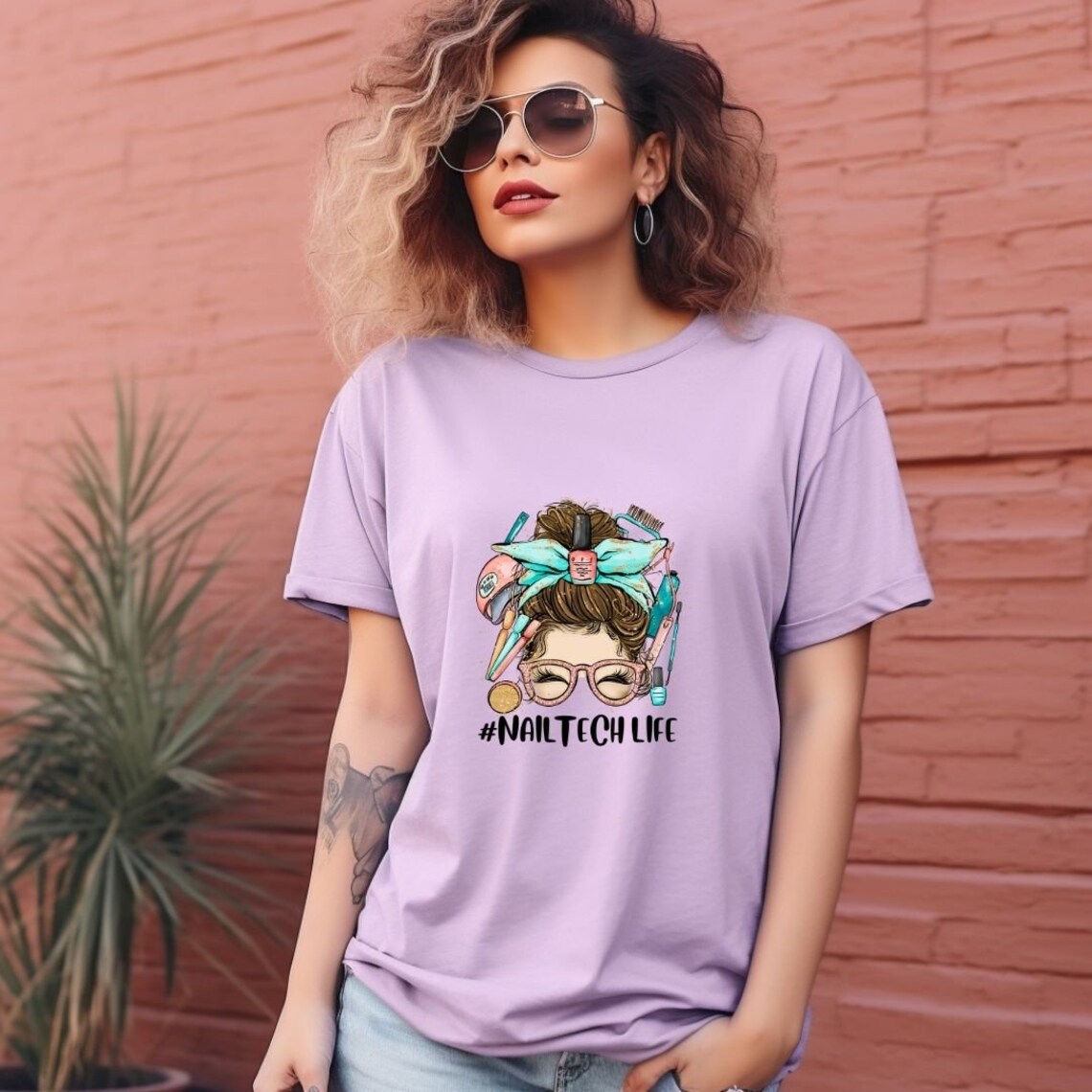 Messy Bun Job Bundle Png, Nurse, Teacher, Messy Bun Png, Messy Bun Job ...