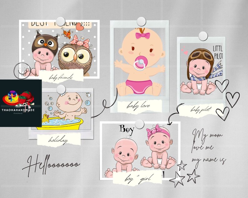 BABY PNG, Cute Baby Png, Baby Boy Png, Baby Girl Png, Baby Shower, Baby ...