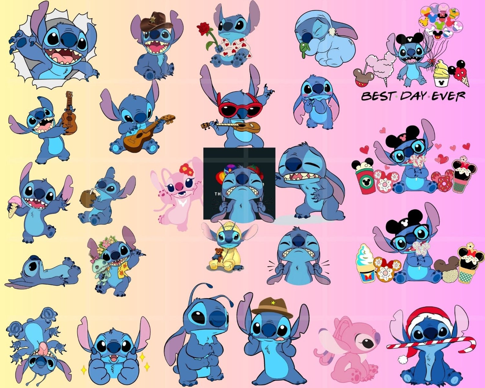 Cute STITCH PNG, Stitch Png Files, Stitch Png, Stitch Mug Png, Stitch ...