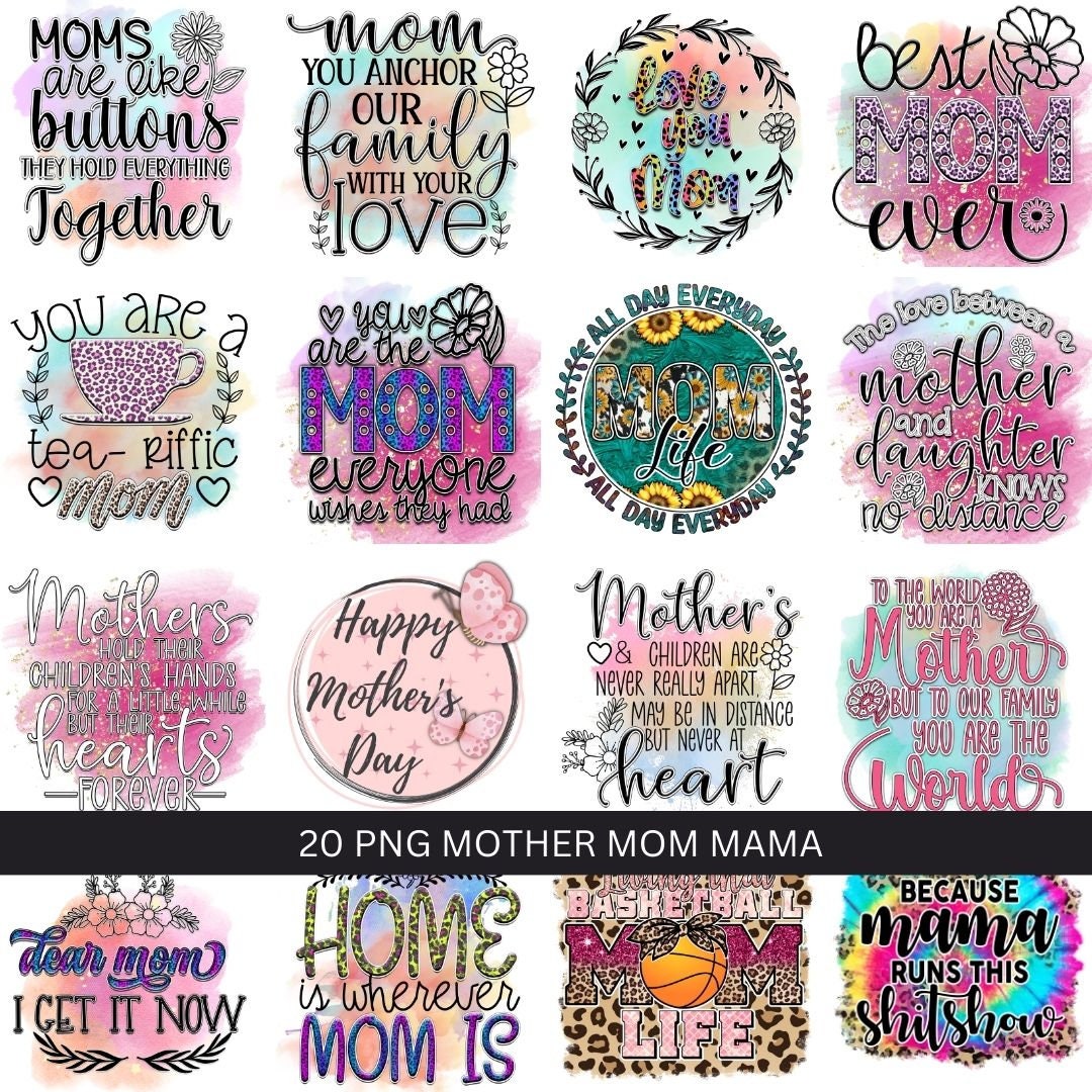 Mother Day Quote Sublimation PNG, Mom Quote Png, Mother and Daughter ...
