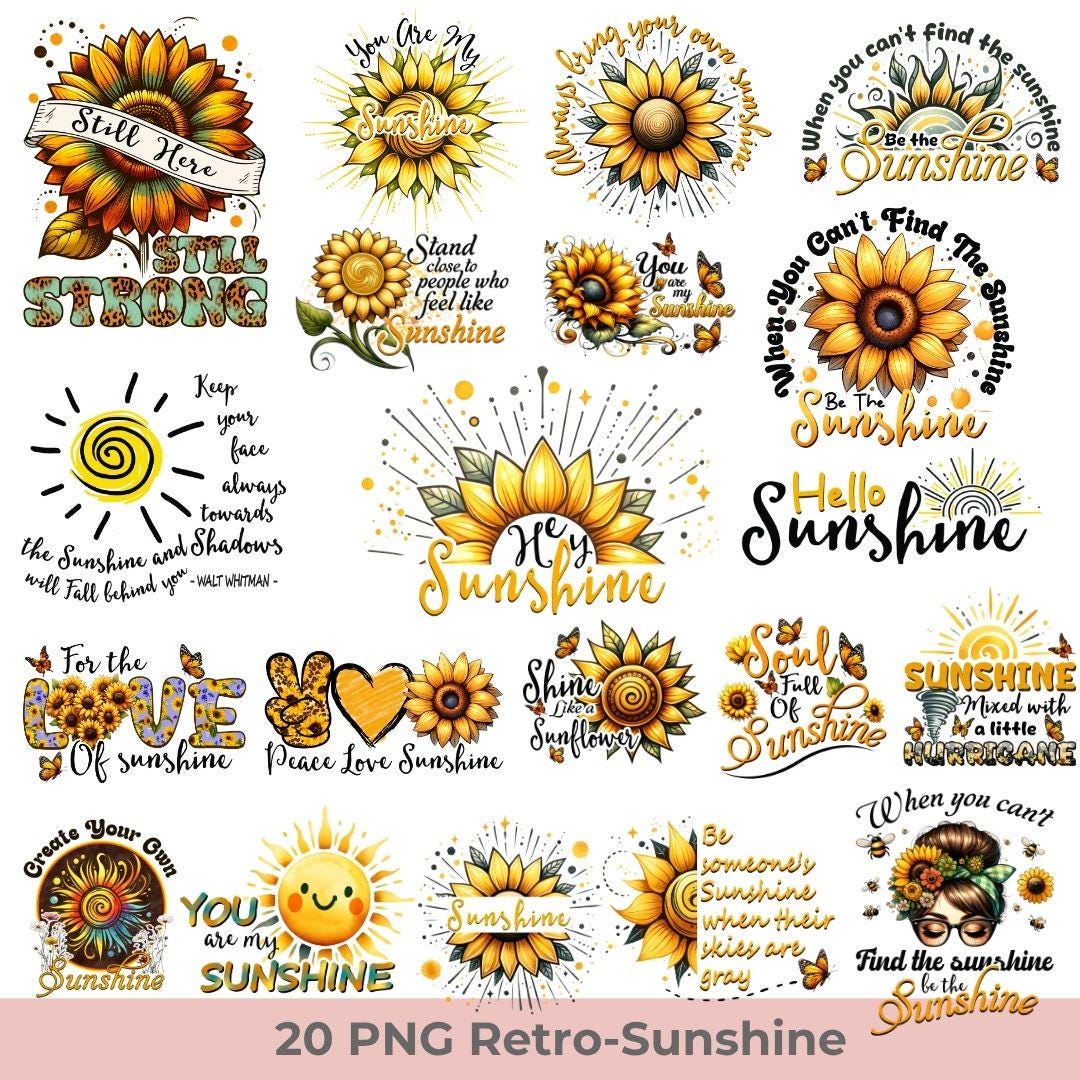 Sunshine Sublimation Trending, Sunshine PNG File, Sunshine Quotes Png ...