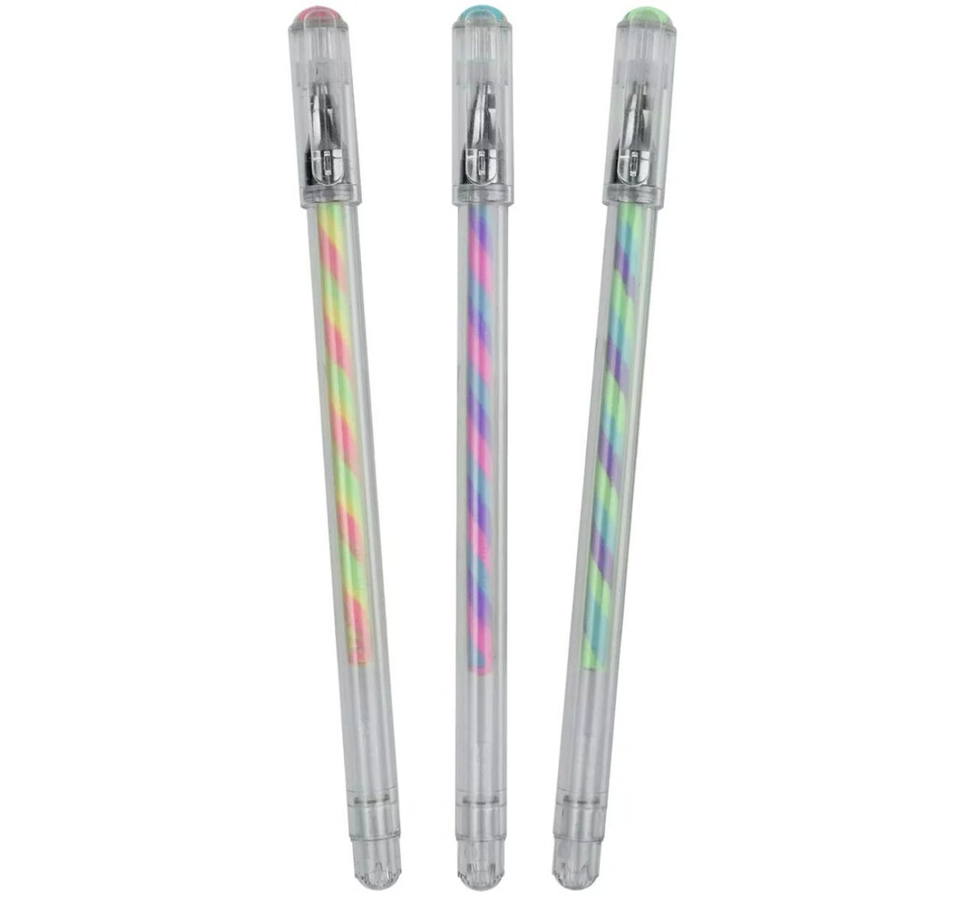 LEGAMI Set With 3 Multicolored Gel Pencils Twist - Etsy