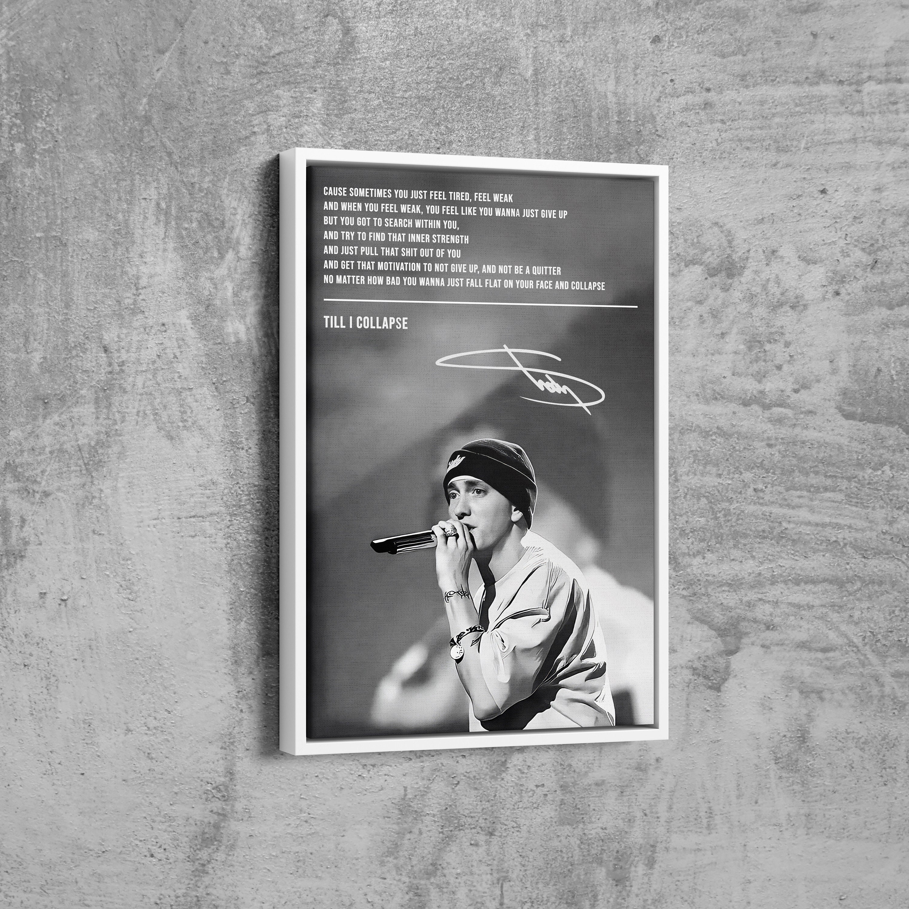 Eminem Concert Hip-Hop Music Lover Gift, Eminem Poster sold by Ratts ...