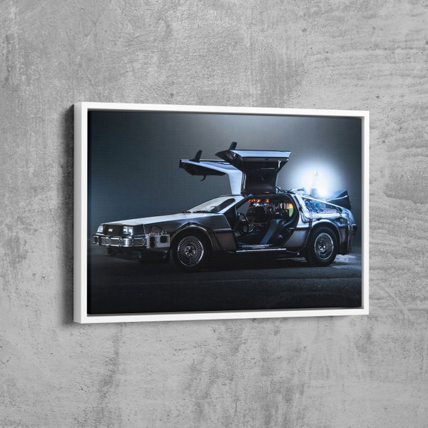 Delorean Poster - Etsy
