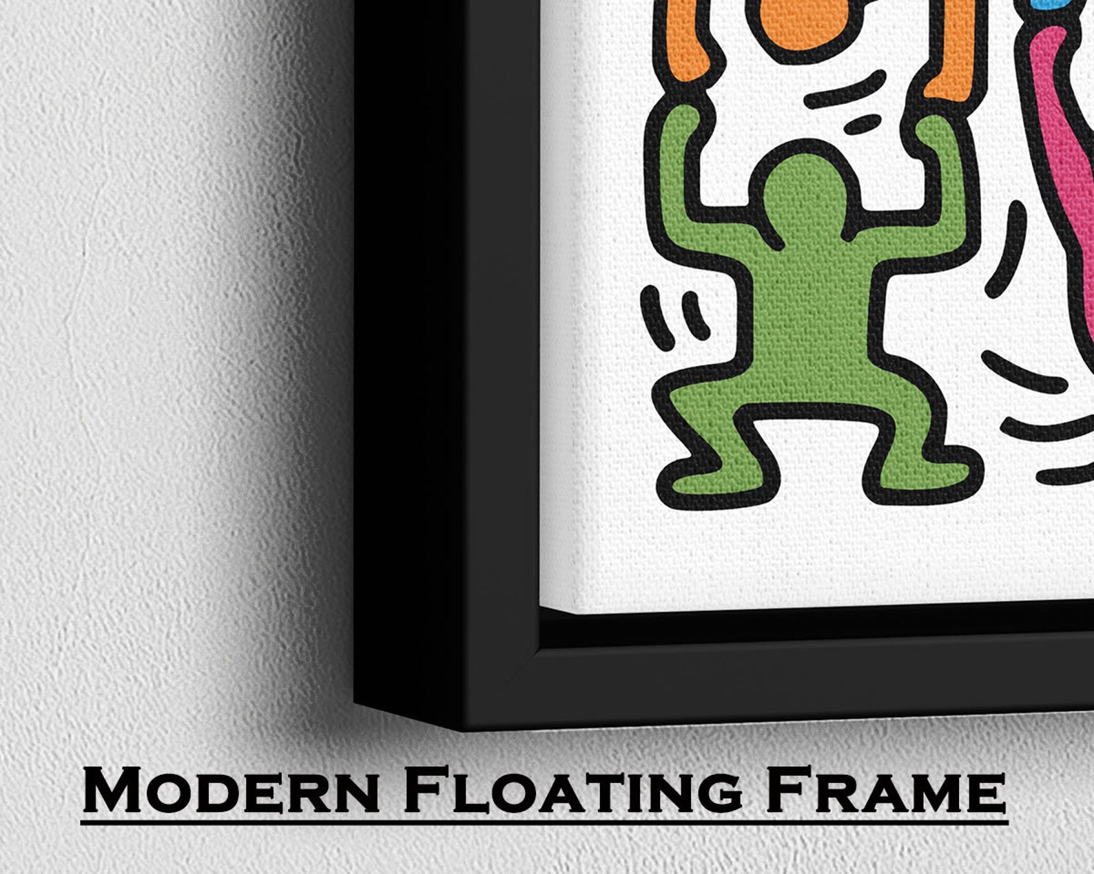 Keith Haring Canvas Artwork Keith Haring Wall Art Extra - Etsy