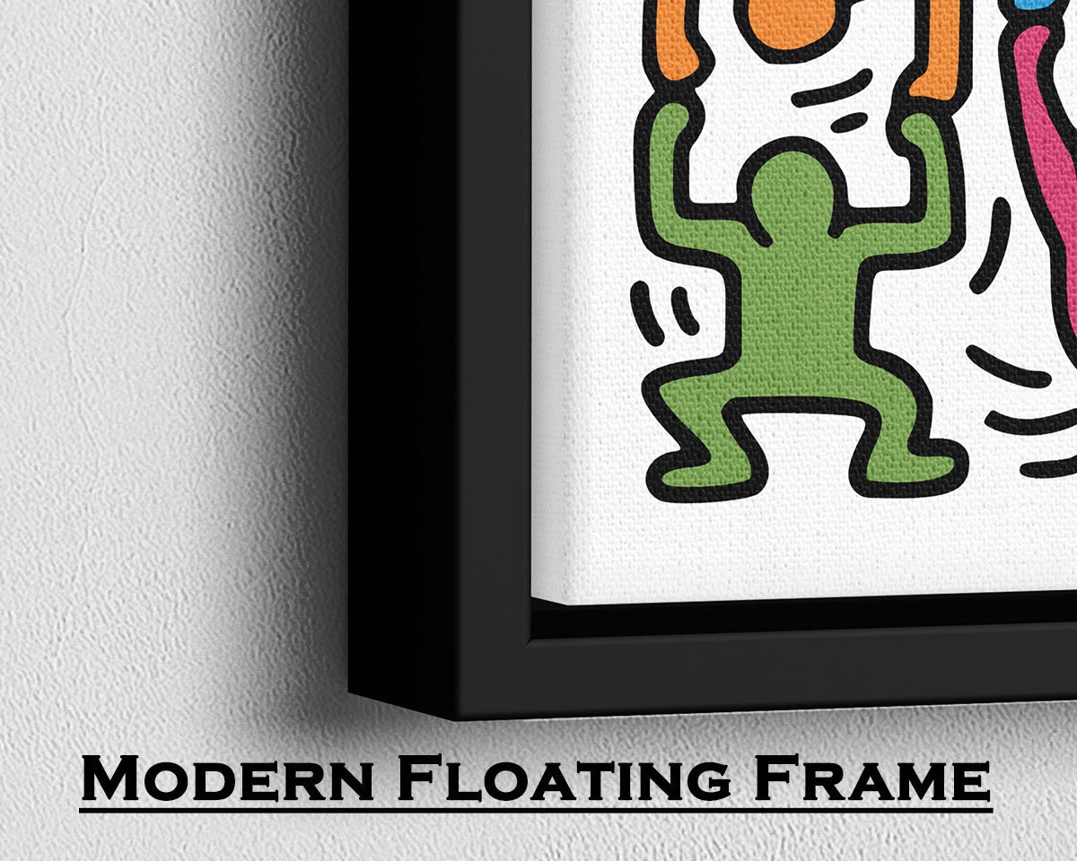 Keith Haring Canvas Artwork Keith Haring Wall Art Extra - Etsy